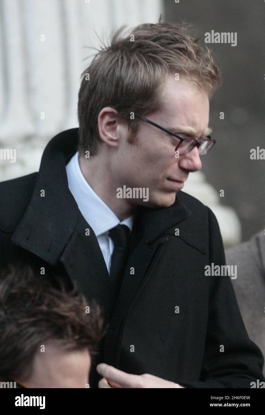 Stephen Merchant attending the wedding of Lucy Davis, St Paul's ...
