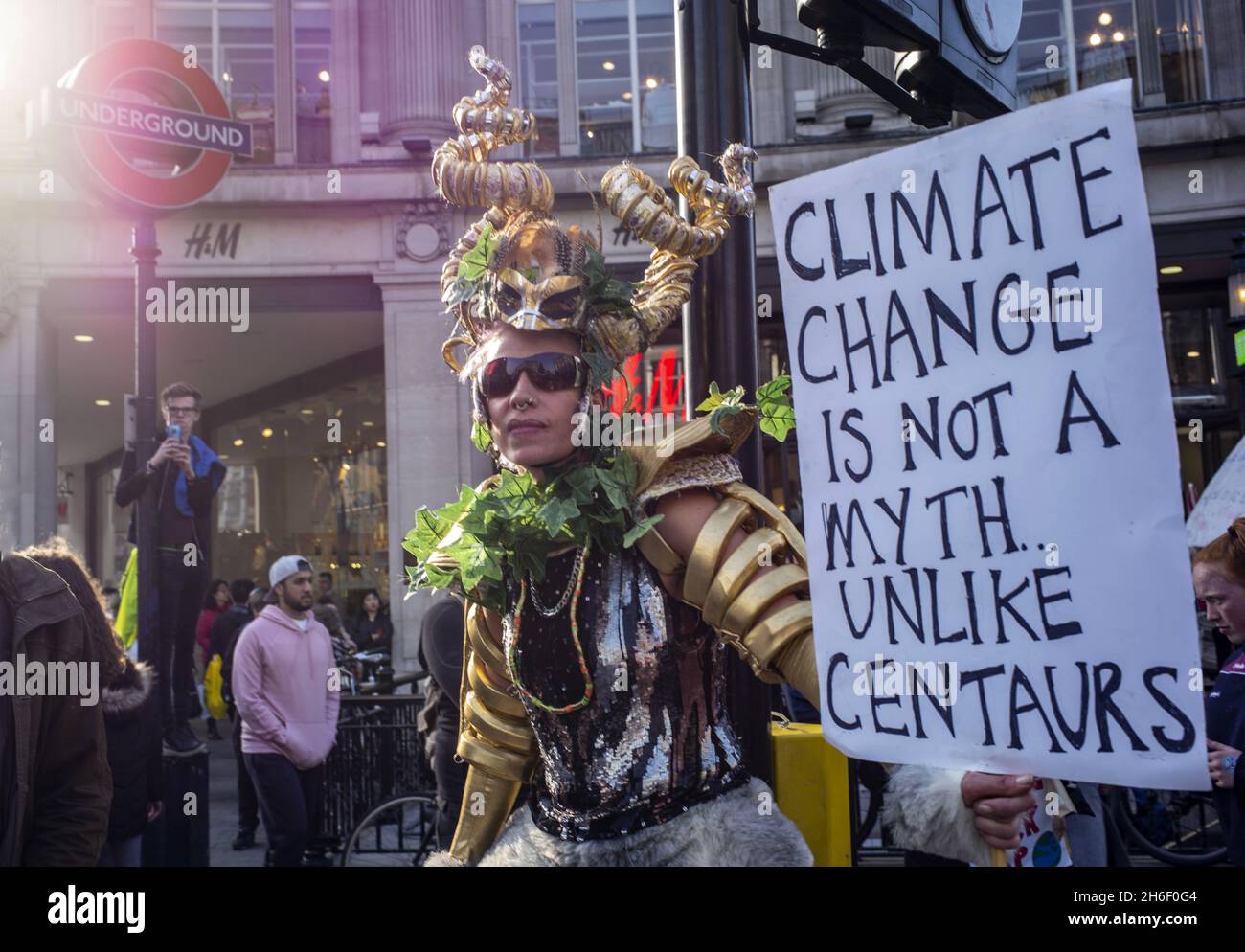 Environmental activists block parts of central London in climate change ...