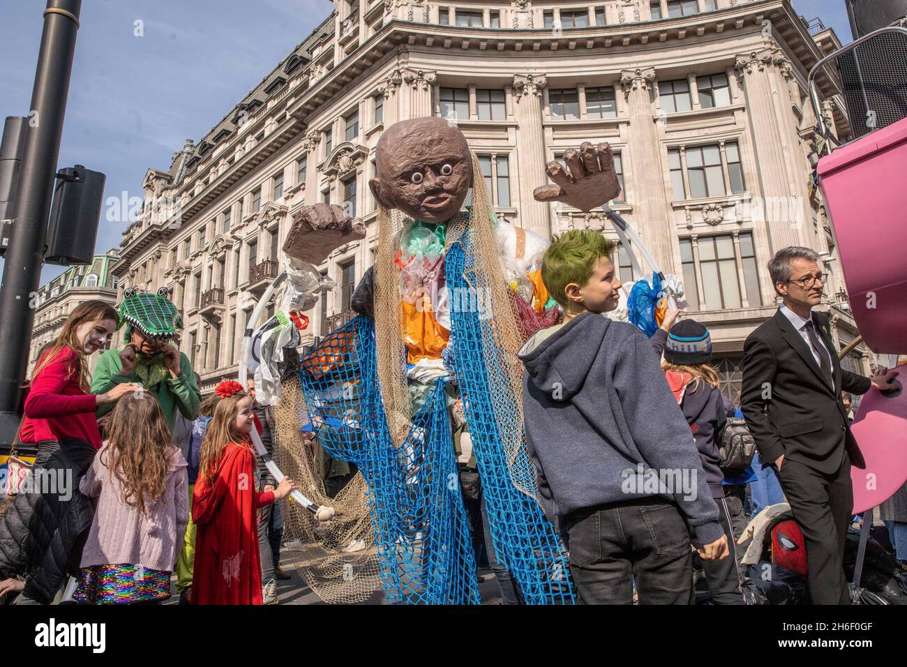 Environmental activists block parts of central London in climate change ...