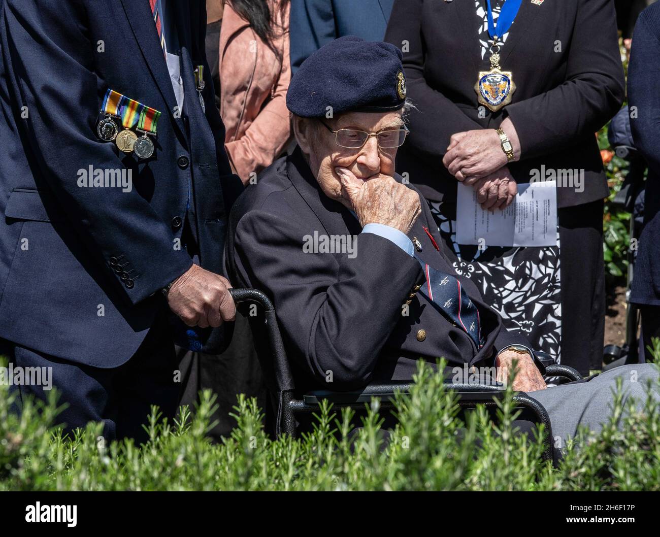 D-Day veteran Ivan Jennings, 95 years old, an Able Seaman on HMS ...