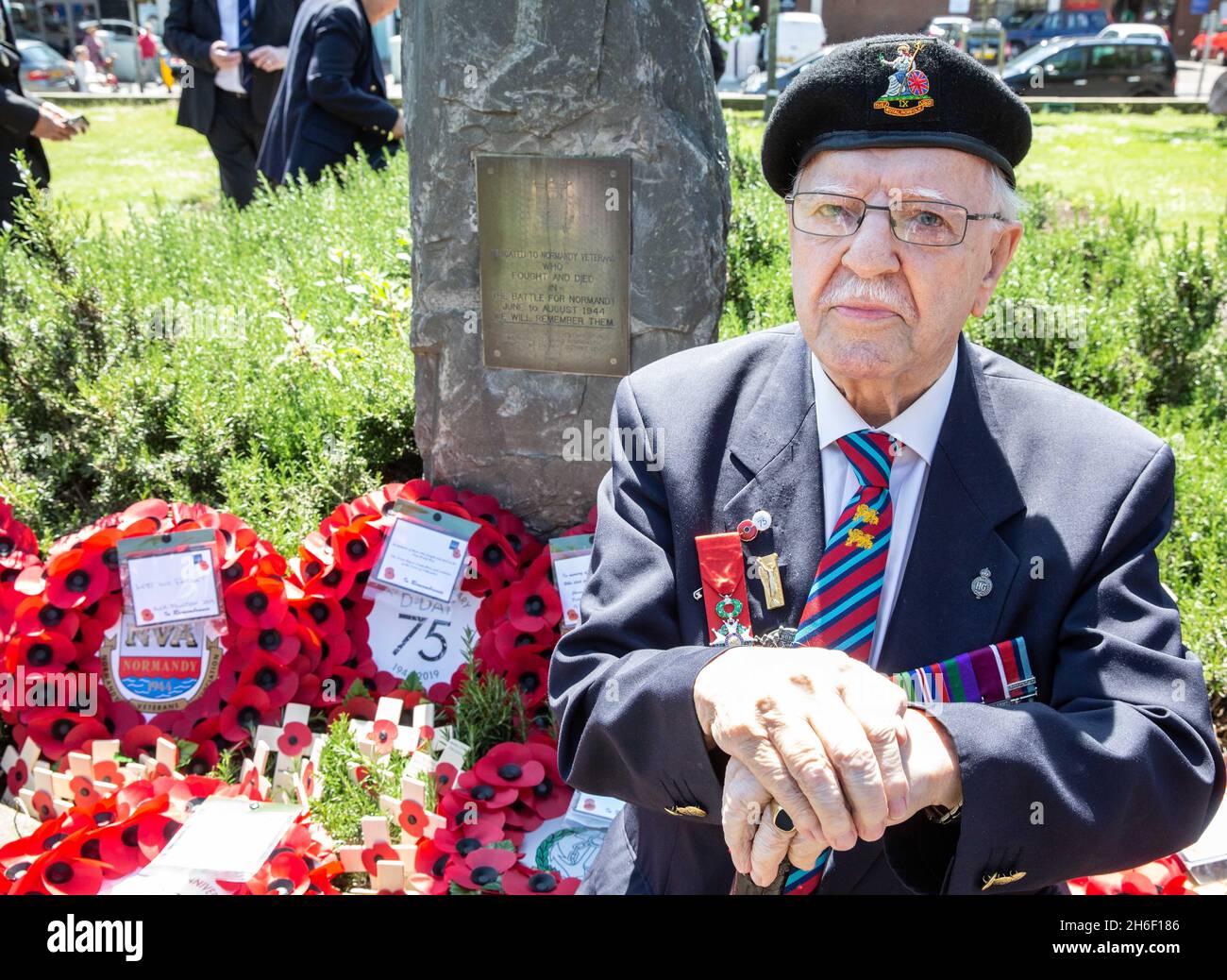 D-Day veteran Charles Harry Boyer, 93 years old, of the Norfolk ... D-Day veteran Charles Harry Boyer, 93 years old, of the Norfolk ...