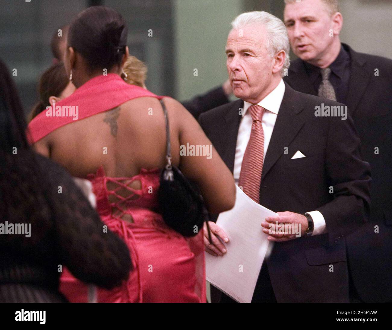 Lord Levy pictured arriving at the CSV (Community Sector Volunteers ...