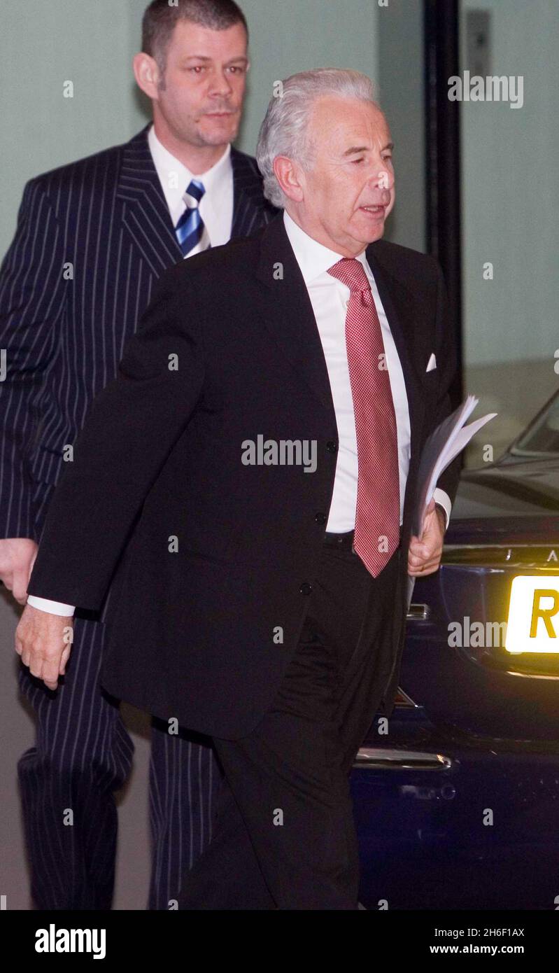 Lord Levy pictured arriving at the CSV (Community Sector Volunteers ...