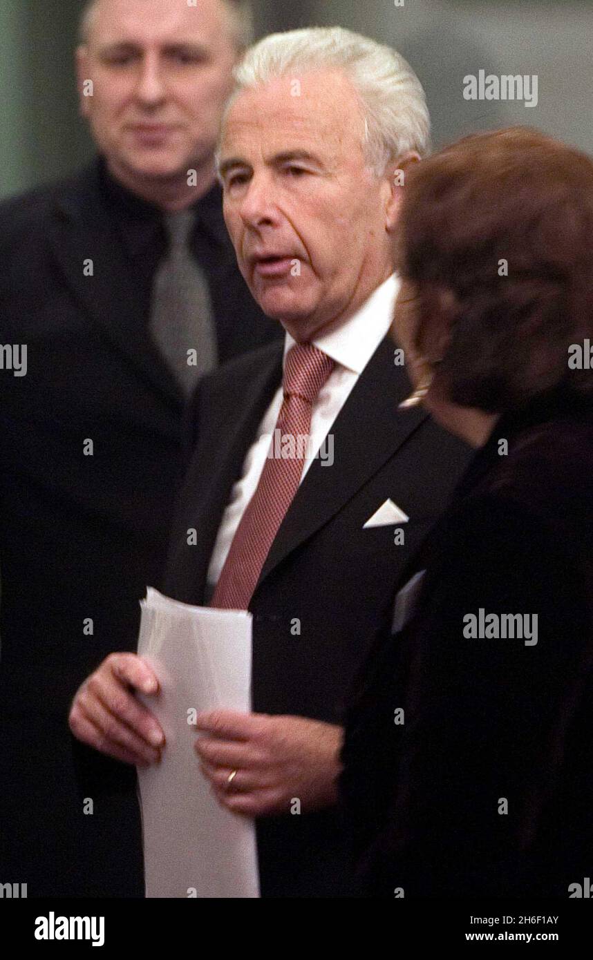 Lord Levy pictured arriving at the CSV (Community Sector Volunteers ...