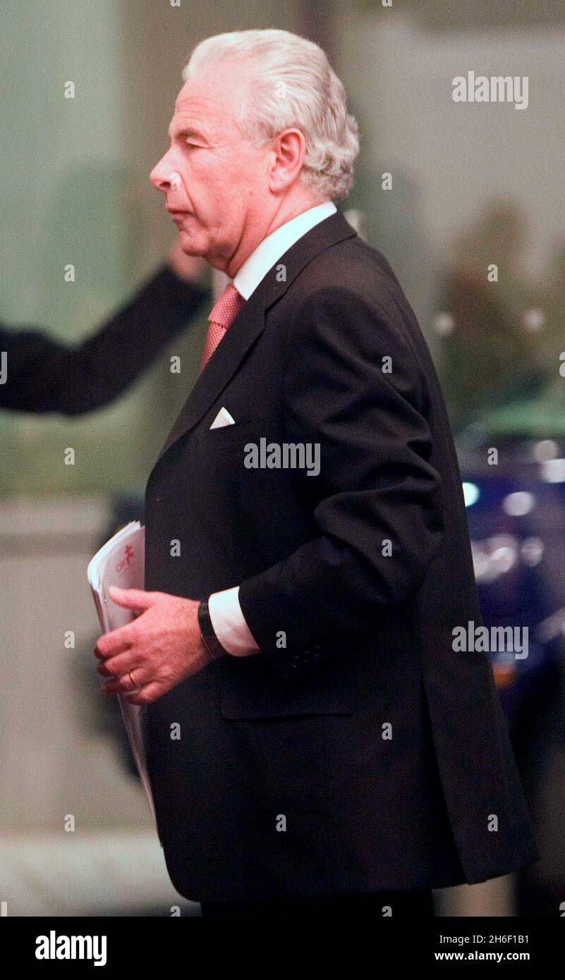 Lord Levy pictured arriving at the CSV (Community Sector Volunteers ...