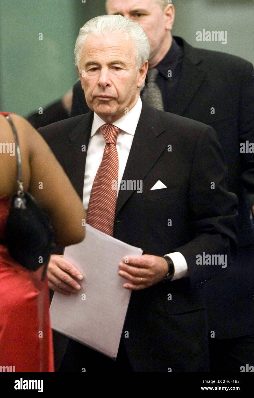 Lord Levy pictured arriving at the CSV (Community Sector Volunteers ...