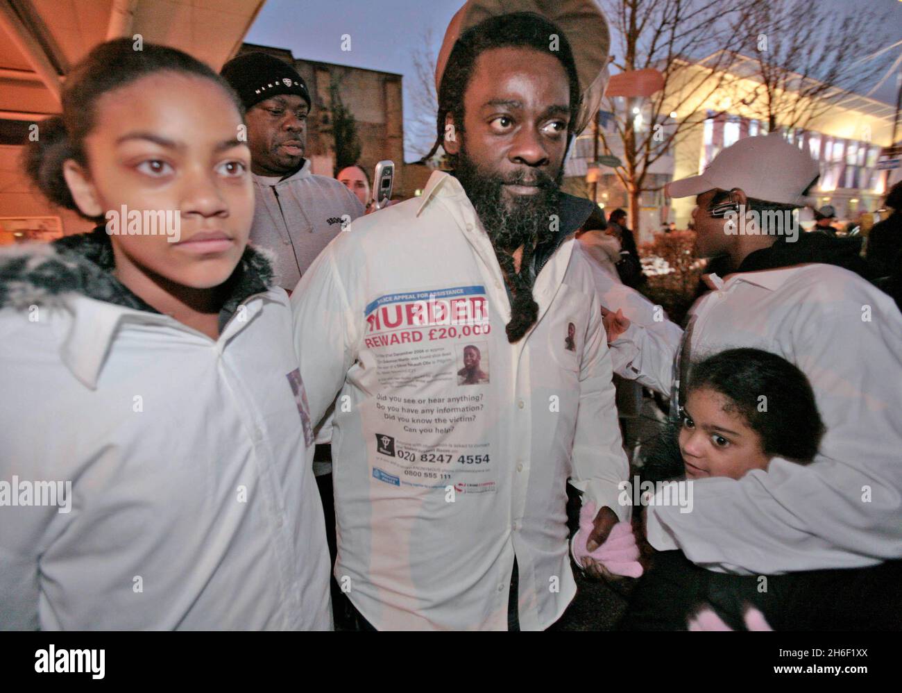 Steve Martin, the father of 2004 murder victim Solomon Martin wears a ...