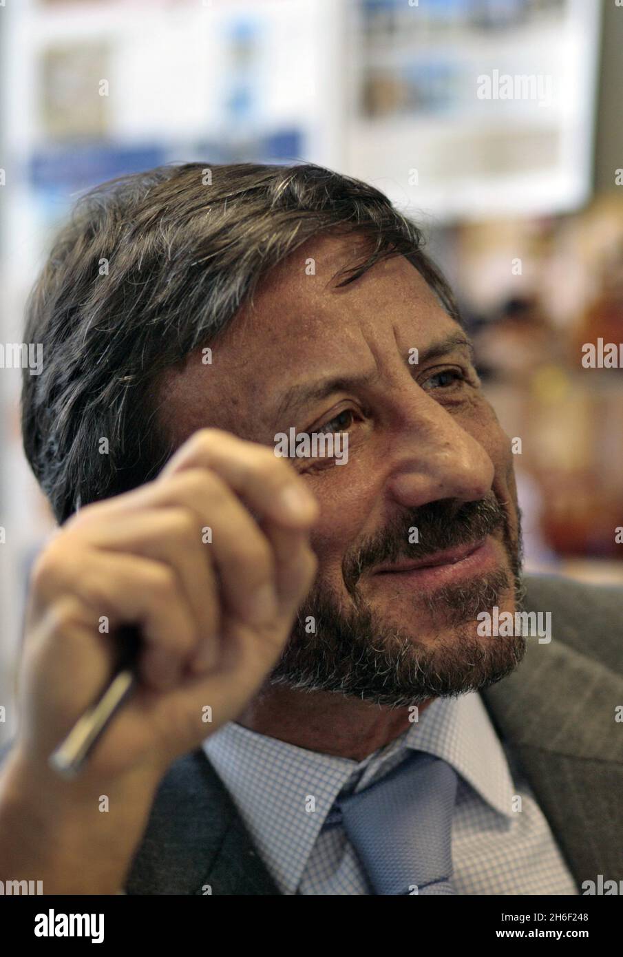 Portraits of British hotelier Sir Rocco Forte who is chairman and chief ...