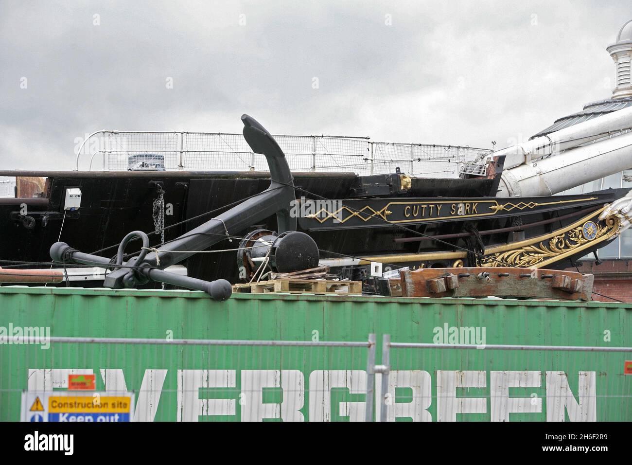 The world's only surviving extreme clipper ship, the Cutty Sark, built ...