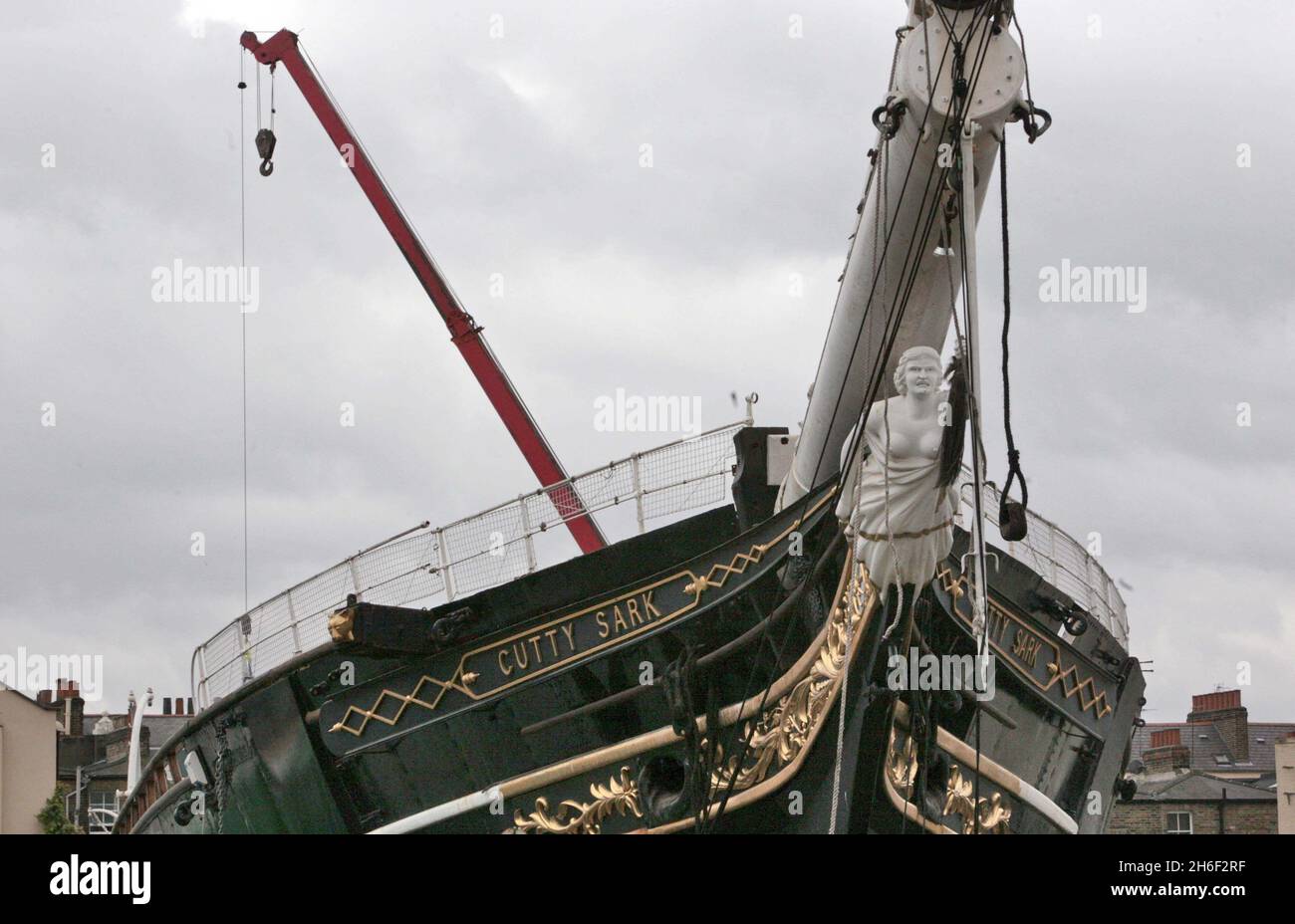 The world's only surviving extreme clipper ship, the Cutty Sark, built ...