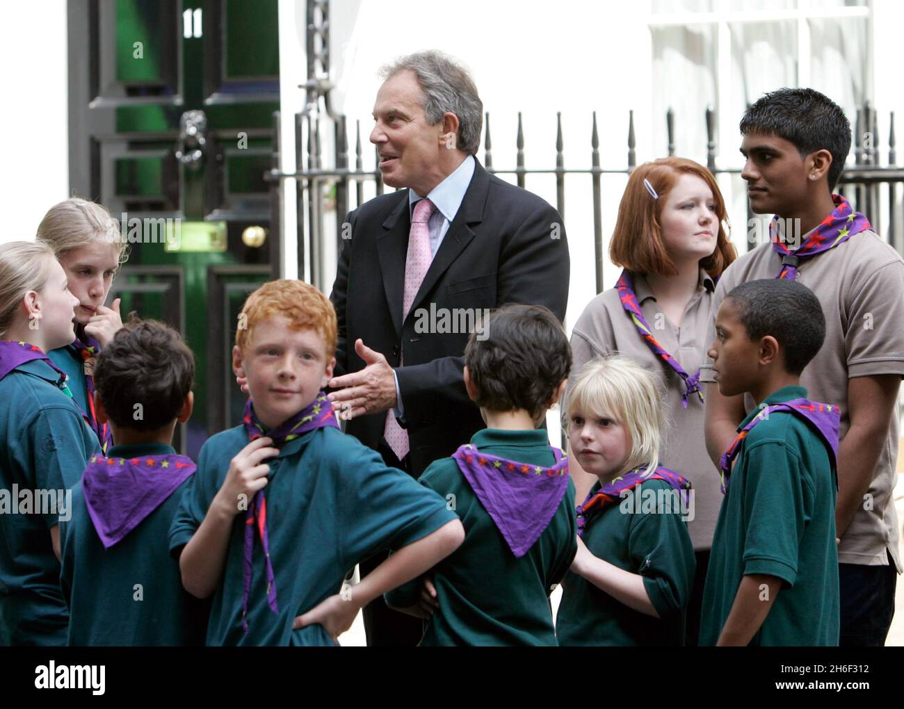Scouts from around the country, including Chief Scout Peter Duncan ...
