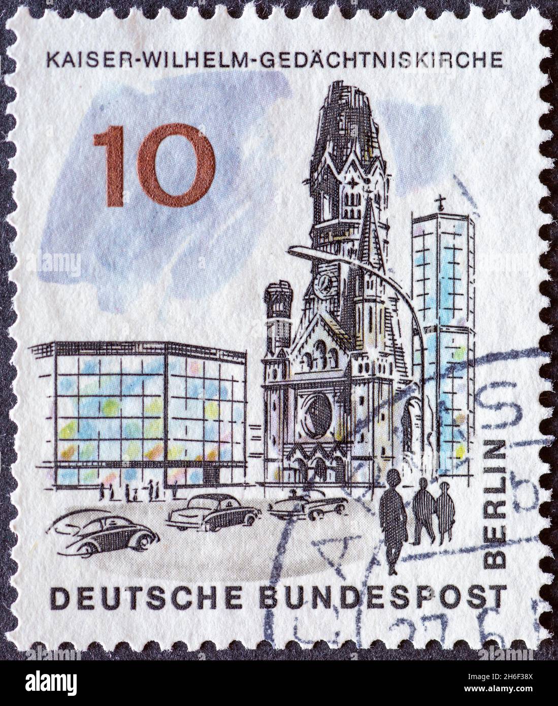 GERMANY, Berlin - CIRCA 1965: a postage stamp from Germany, Berlin ...