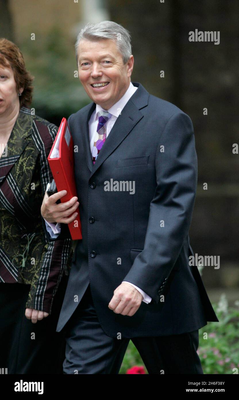 Alan Johnson, Health Minister is pictured in Downing Street this ...