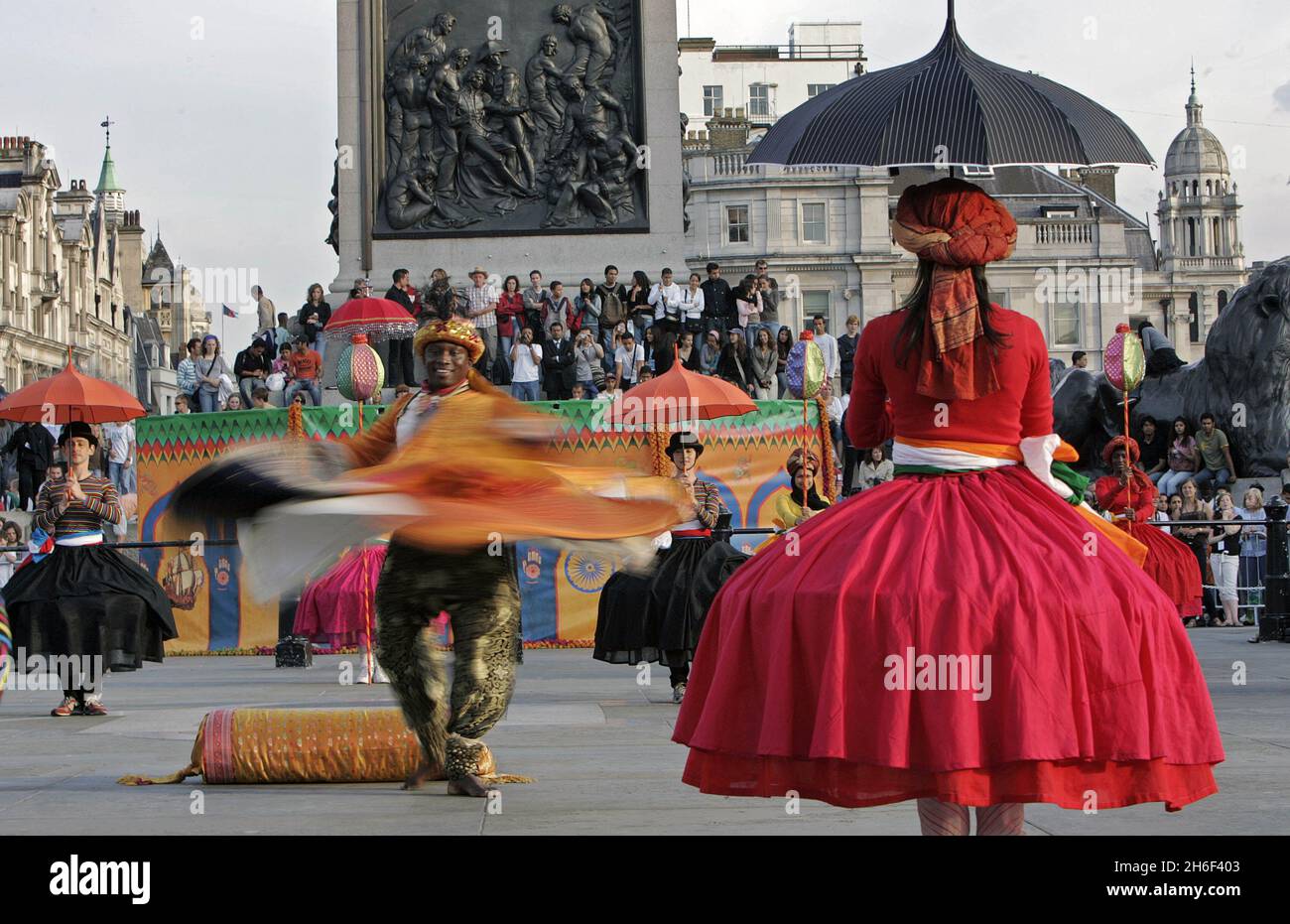 Performance of 'Juggernaut - Tara In The Sky', a theatrical ritual ...