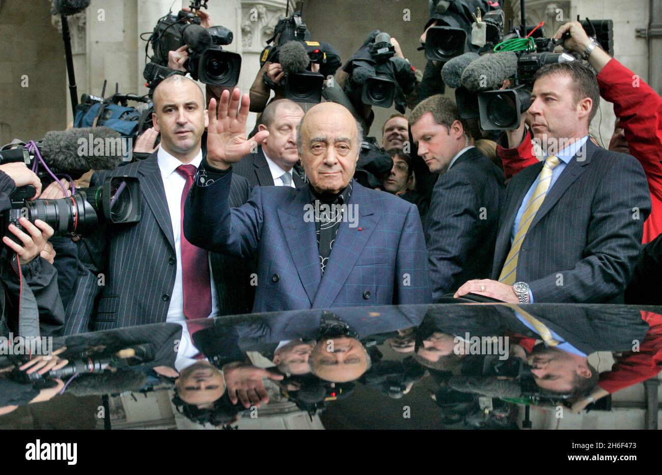 Mohammad Al Fayed pictured leaving the High Court in London this ...