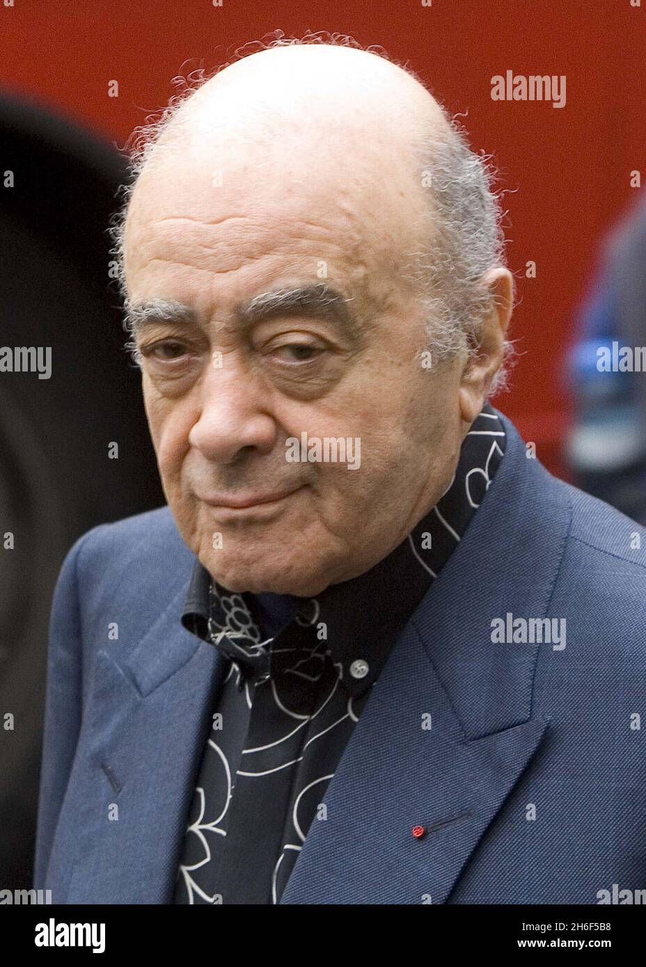 Mohammed Al Fayed pictured arriving at the High Court in London for the ...