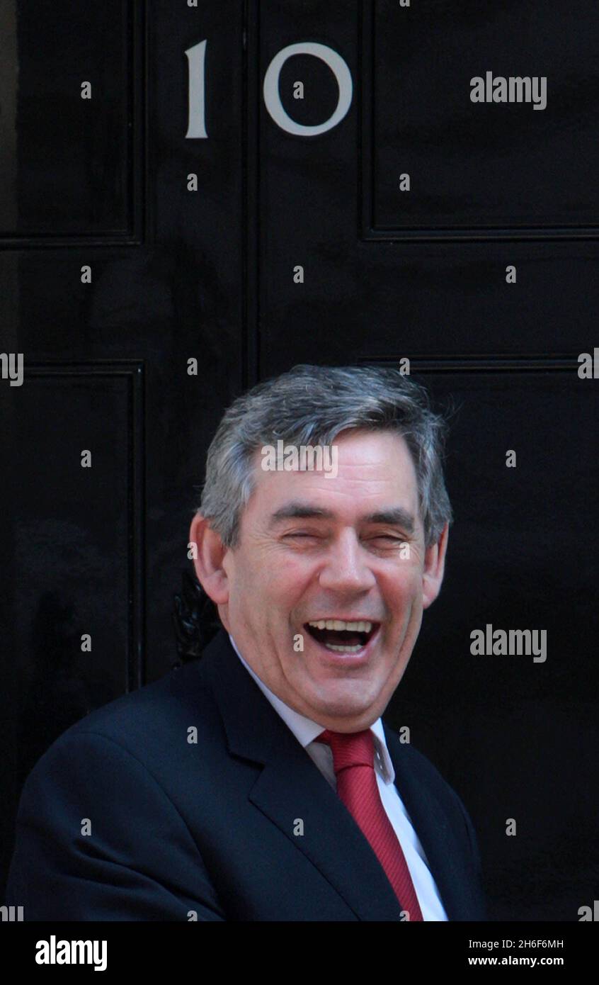 Gordon brown smiling portrait hi-res stock photography and images - Alamy