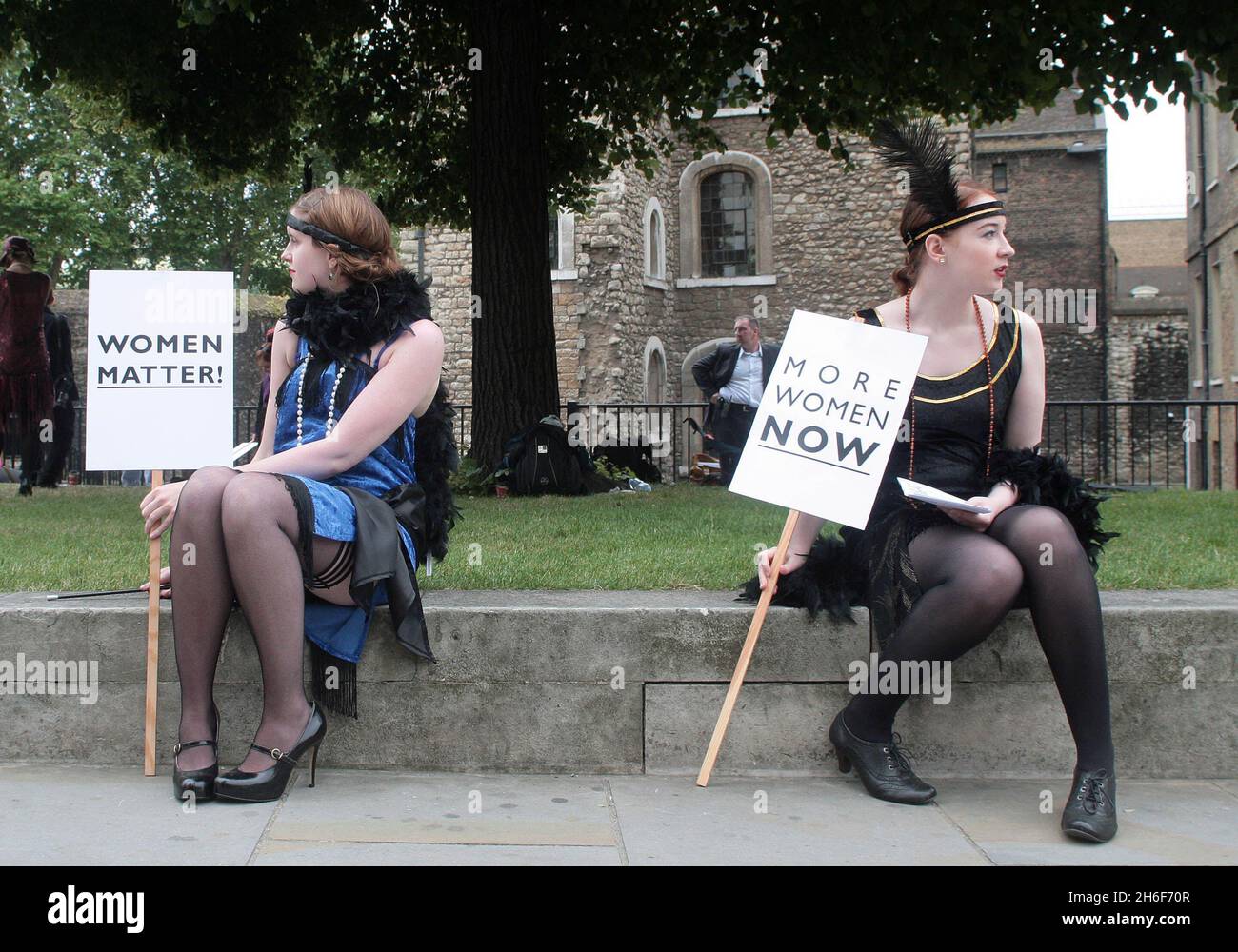 Protestors in Westminster claim that 8 decades on from the flapper vote ...