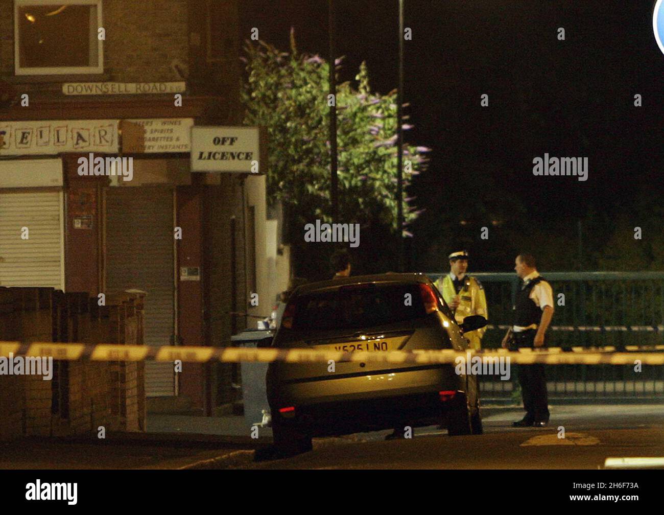 The scene in Leyton, East London, where a man in his 20s was stabbed to ...