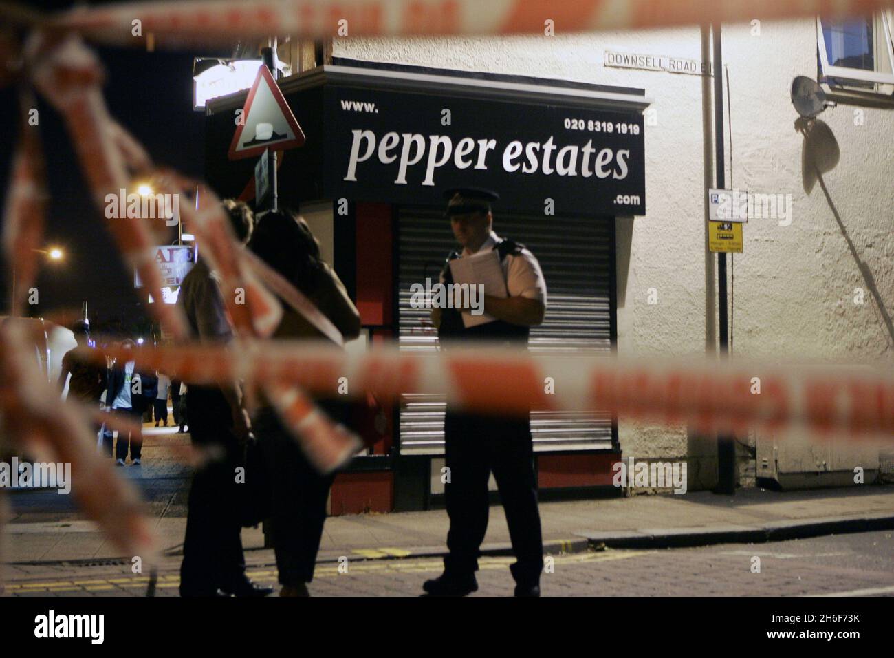 The scene in Leyton, East London, where a man in his 20s was stabbed to ...