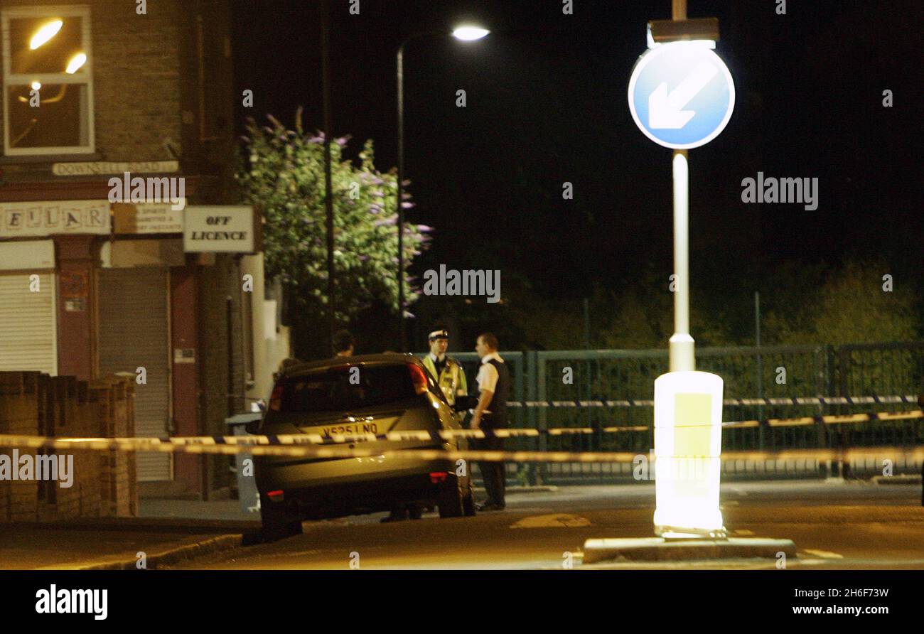 The scene in Leyton, East London, where a man in his 20s was stabbed to ...