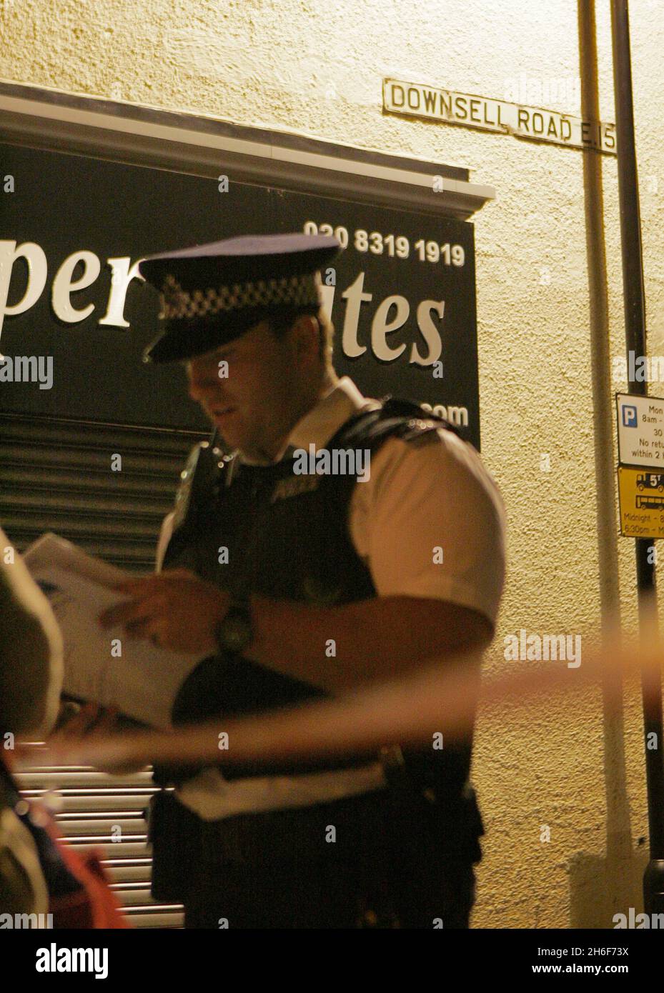 The scene in Leyton, East London, where a man in his 20s was stabbed to ...
