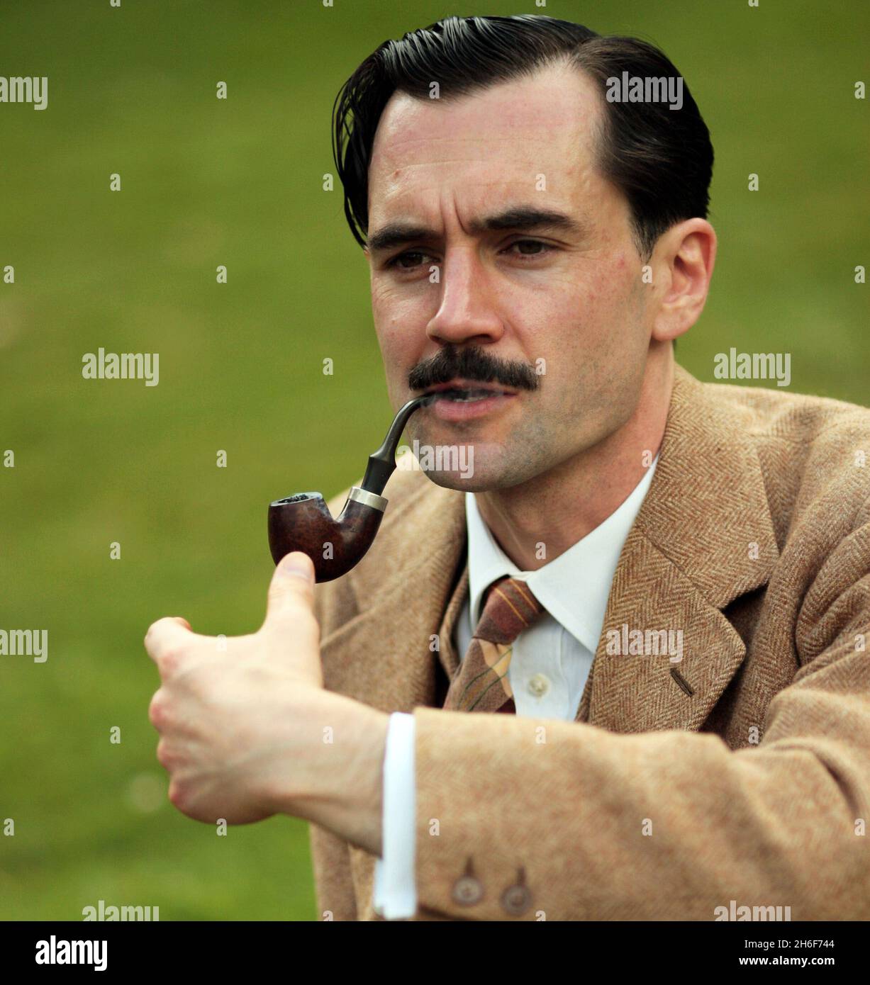 Around 100 chaps gathered on Hampstead Heath, north London to take part ...