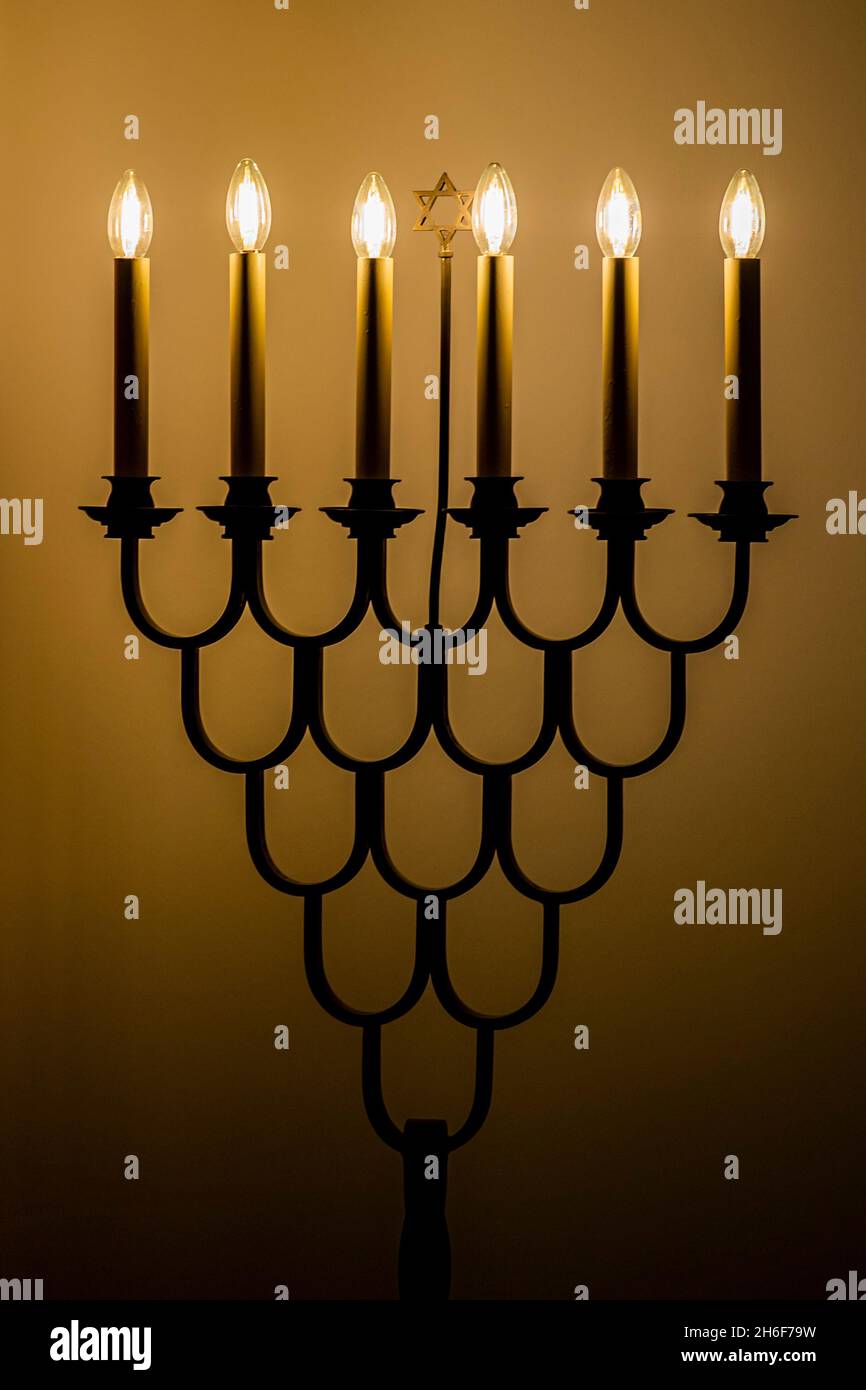 Seven branched candelabrum hi-res stock photography and images - Alamy