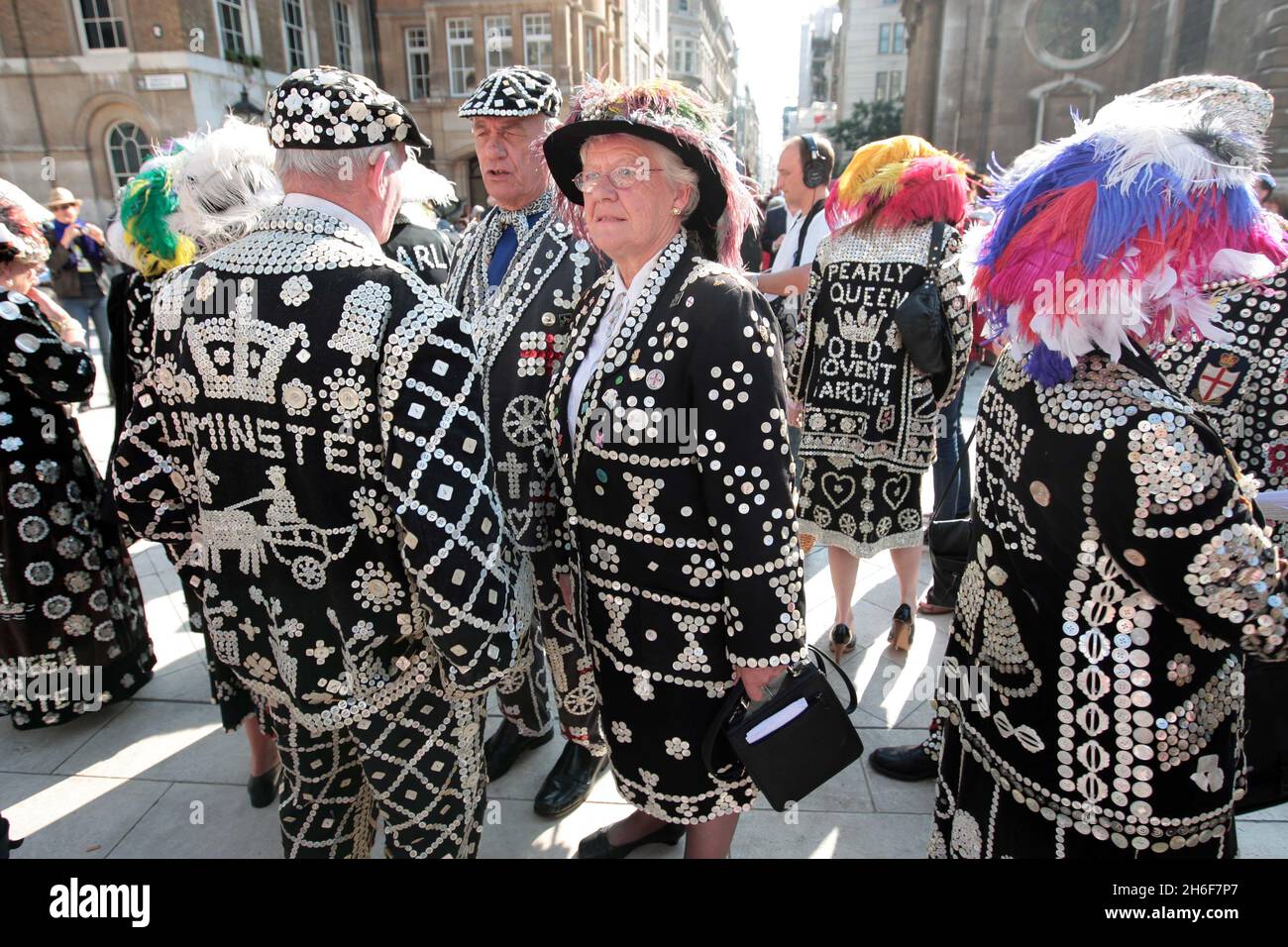 The London Pearly Kings & Queens Society Costermongers harvest festival ...