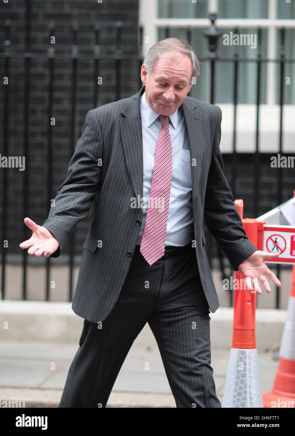 Geoff Hoon who replaces Ruth Kelly at transport secretary is pictured ...