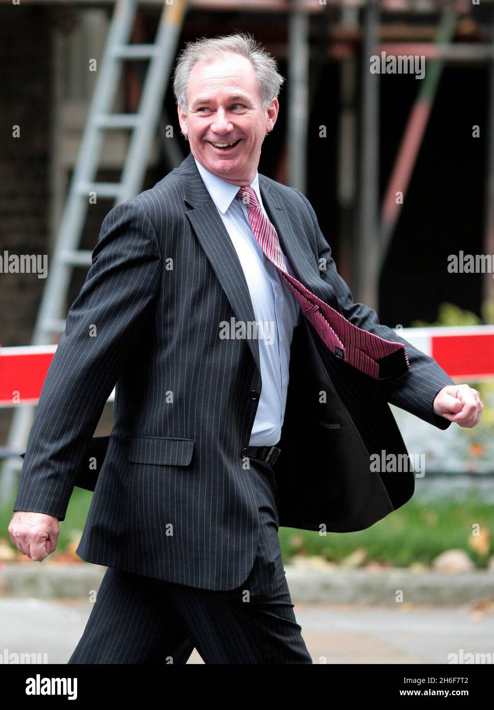 Geoff Hoon who replaces Ruth Kelly at transport secretary is pictured ...