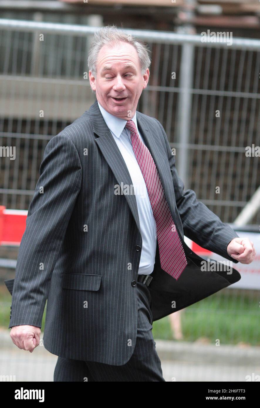 Geoff Hoon who replaces Ruth Kelly at transport secretary is pictured ...