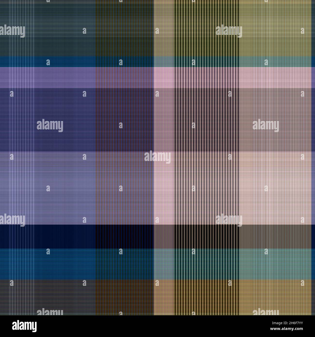 Seamless madras patchwork plaid cotton pattern. Tileable quilting ...