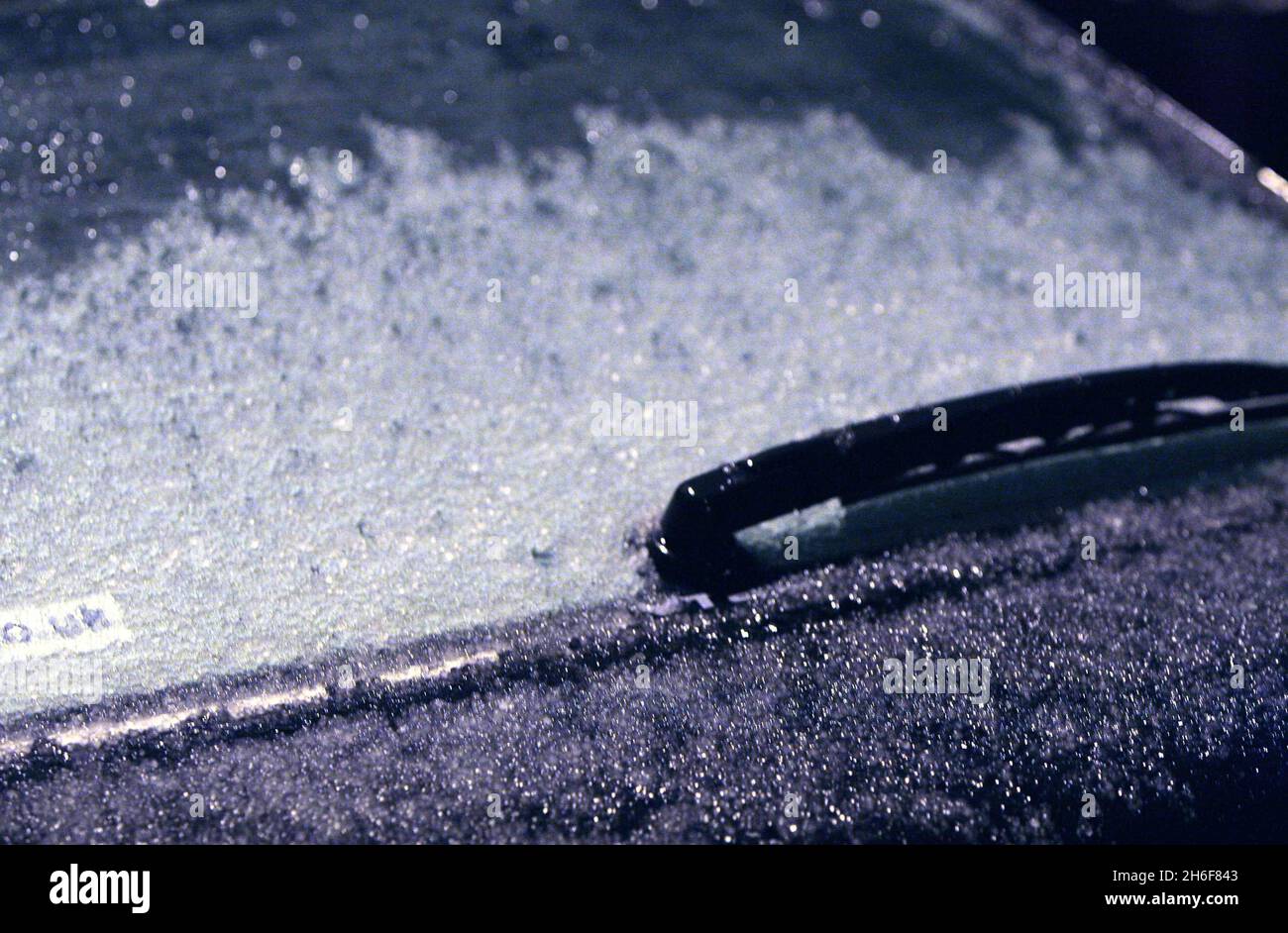 A freak sleet shower hit east London as temperatures dropped across the ...