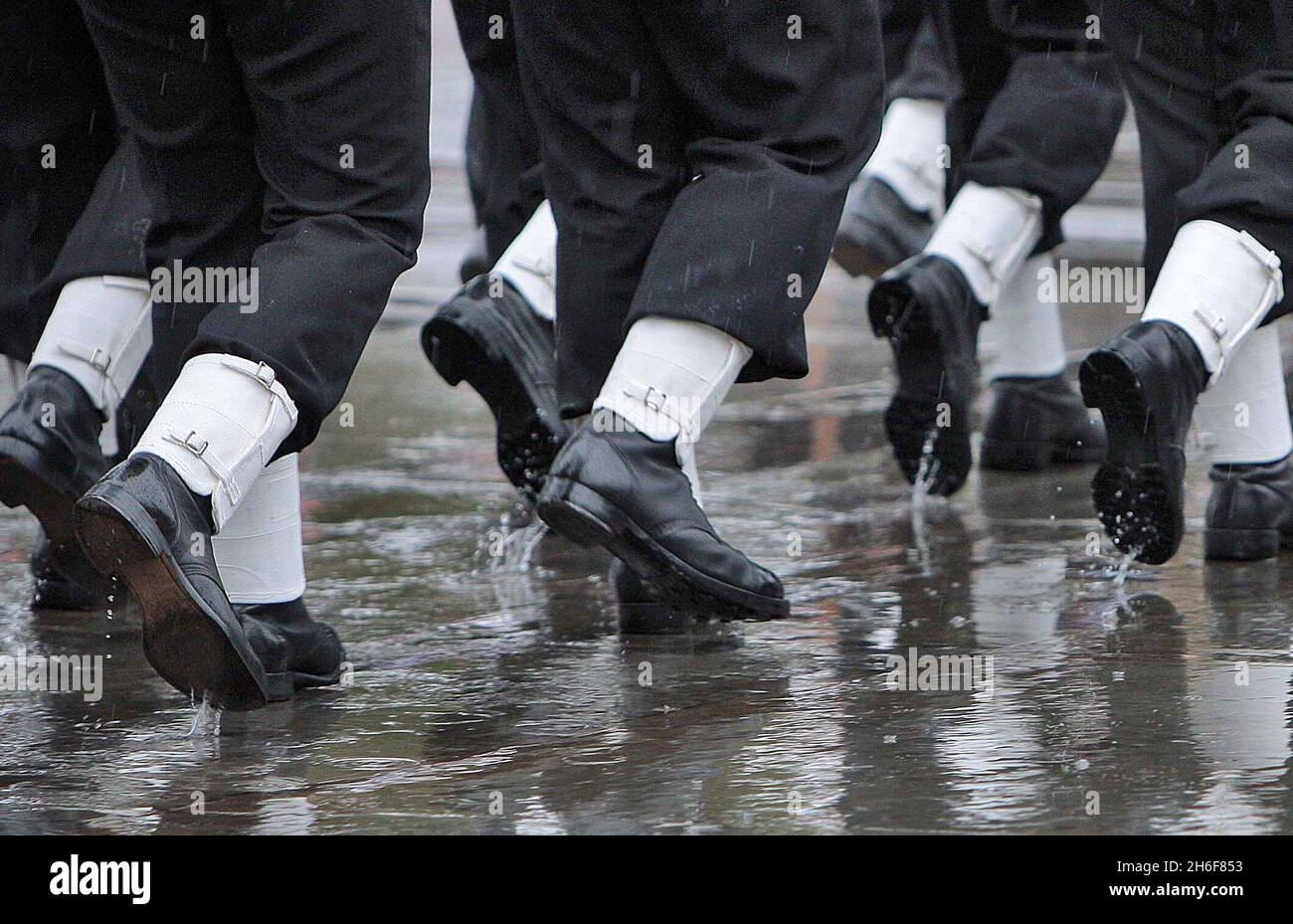 The annual Trafalgar Day Parade being held in Trafalgar Square to ...