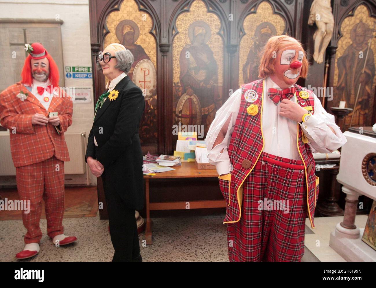 The annual clowns service took place at the Holy Trinity Church in East ...