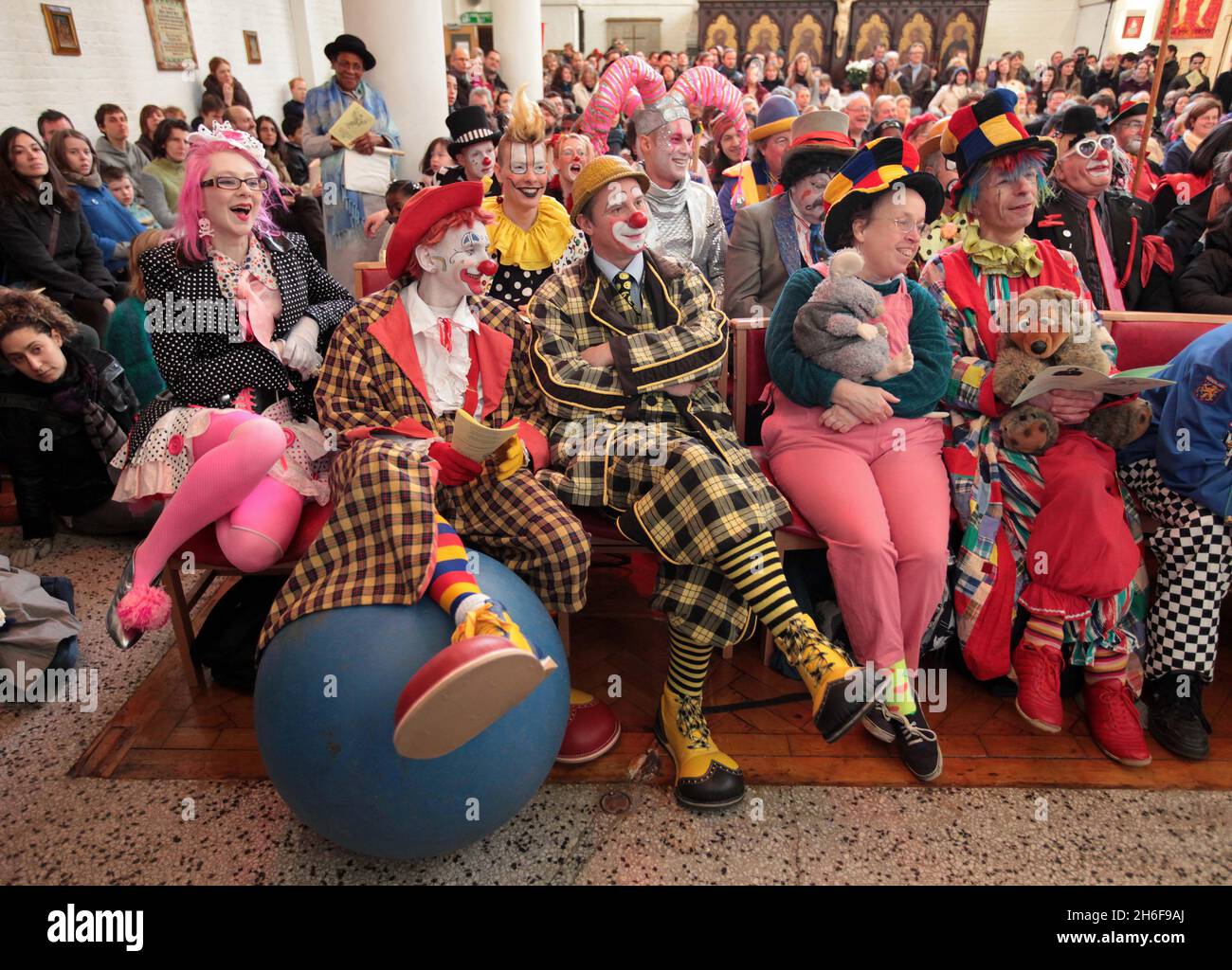 The annual clowns service took place at the Holy Trinity Church in East ...