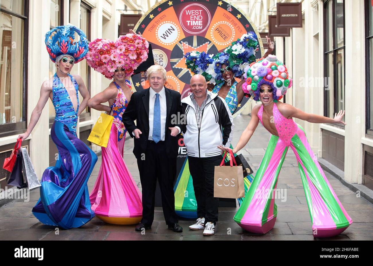 London mayor Boris Johnson launches West End Its Time, a Â£1million, 50 ...