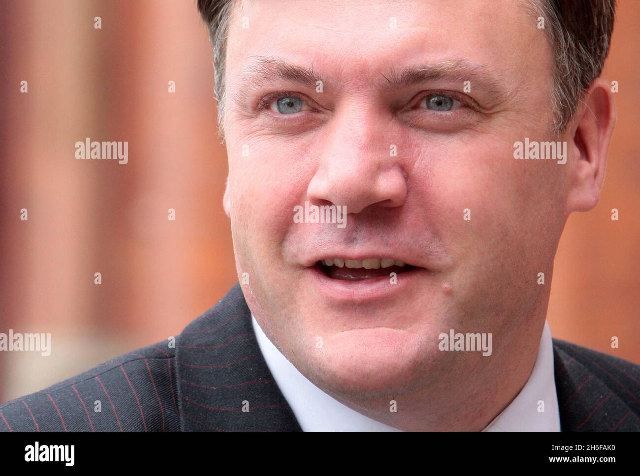 Secretary of State for Children Ed Balls pictured at St Pancras train ...