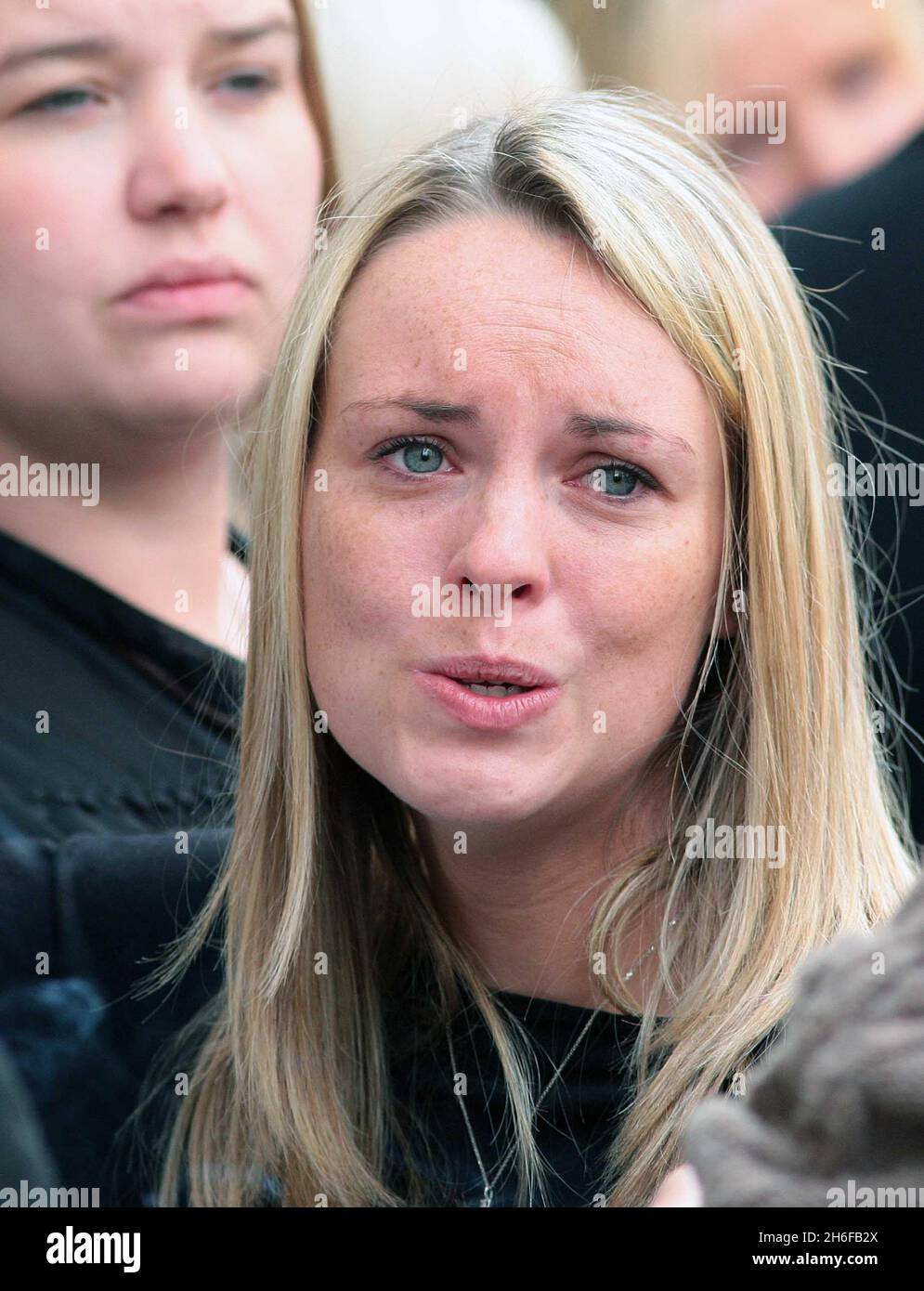 Family and friends gather outside the Old Bailey for the sentencing of ...
