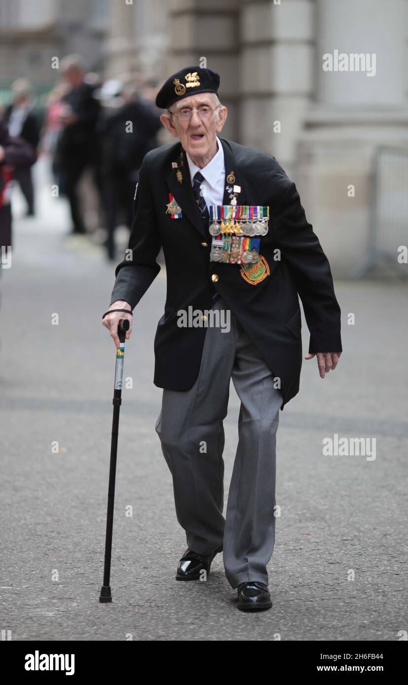 84 year old veteran Albert Rogers Stock Photo - Alamy