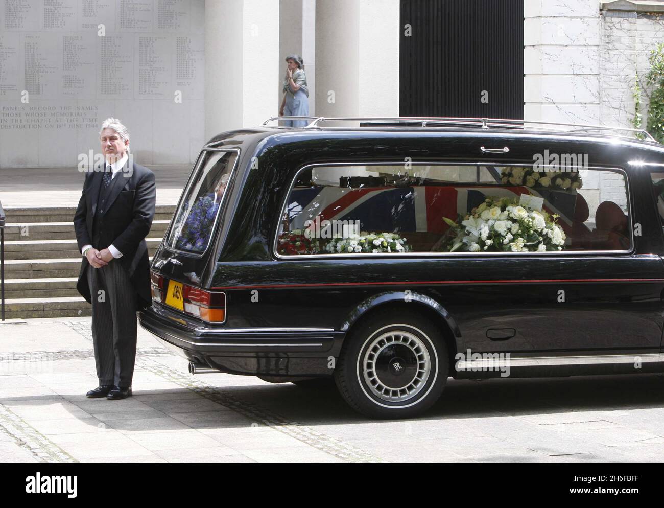 The coffin of Lieutenant Colonel Rupert Thorneloe, commanding officer ...