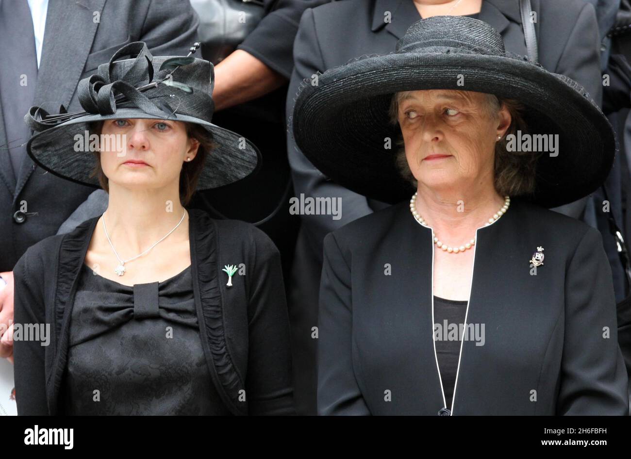 Sally Thorneloe (wife, left) and Veronica Thorneloe (mother, right ...