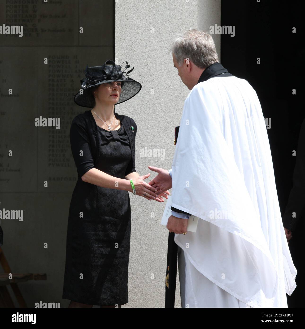 Sally Thorneloe, wife of Lieutenant Colonel Rupert Thorneloe who was ...