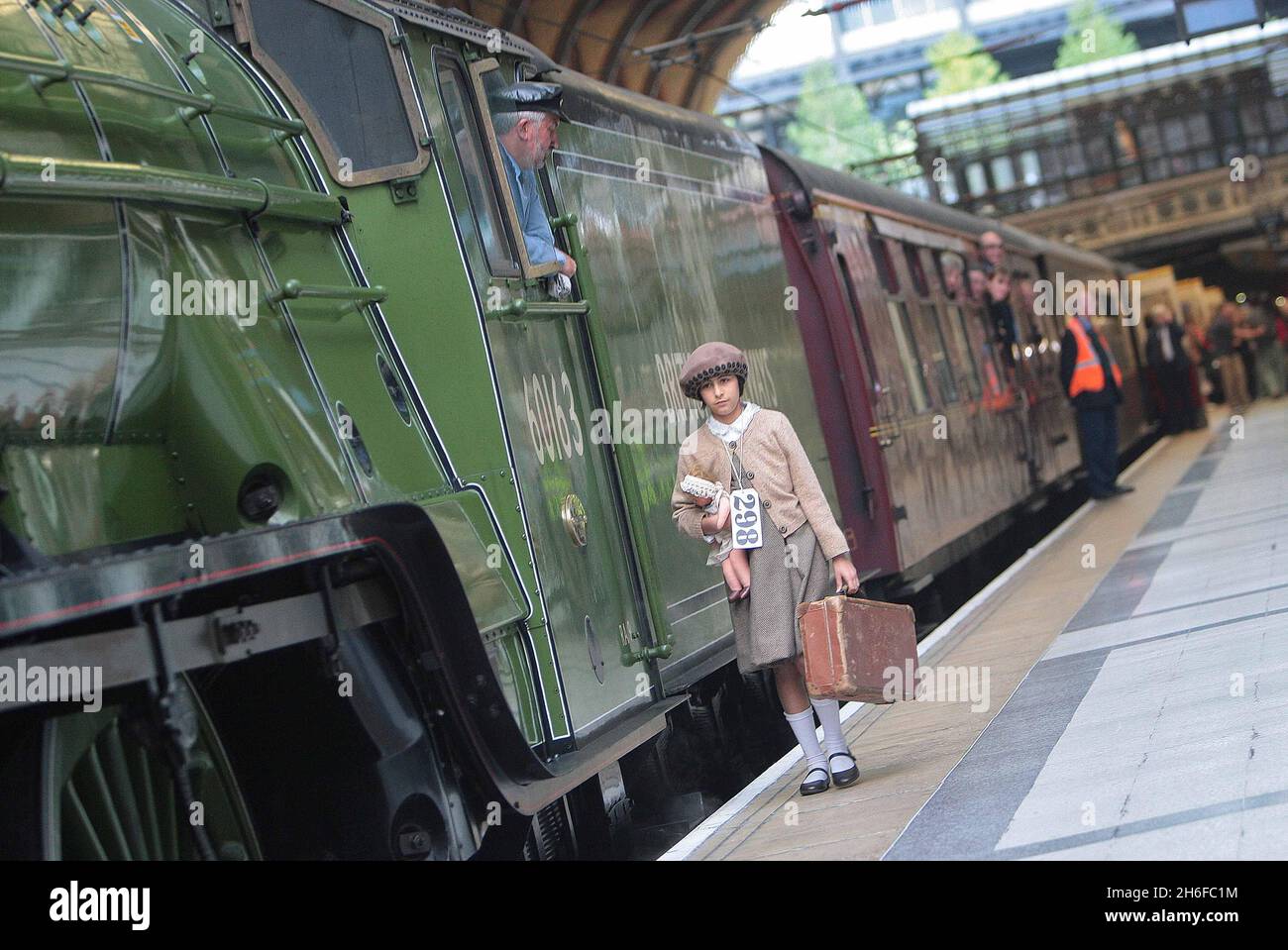 A steam train recreating the journey of hundreds of child evacuees ...