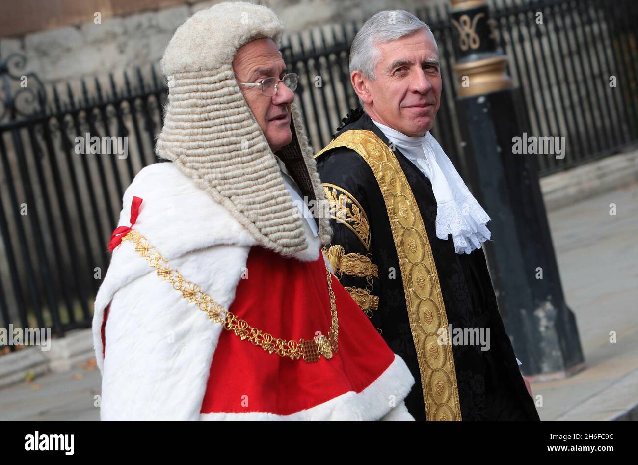 Jack Straw pictured attending the traditional judges procession that ...