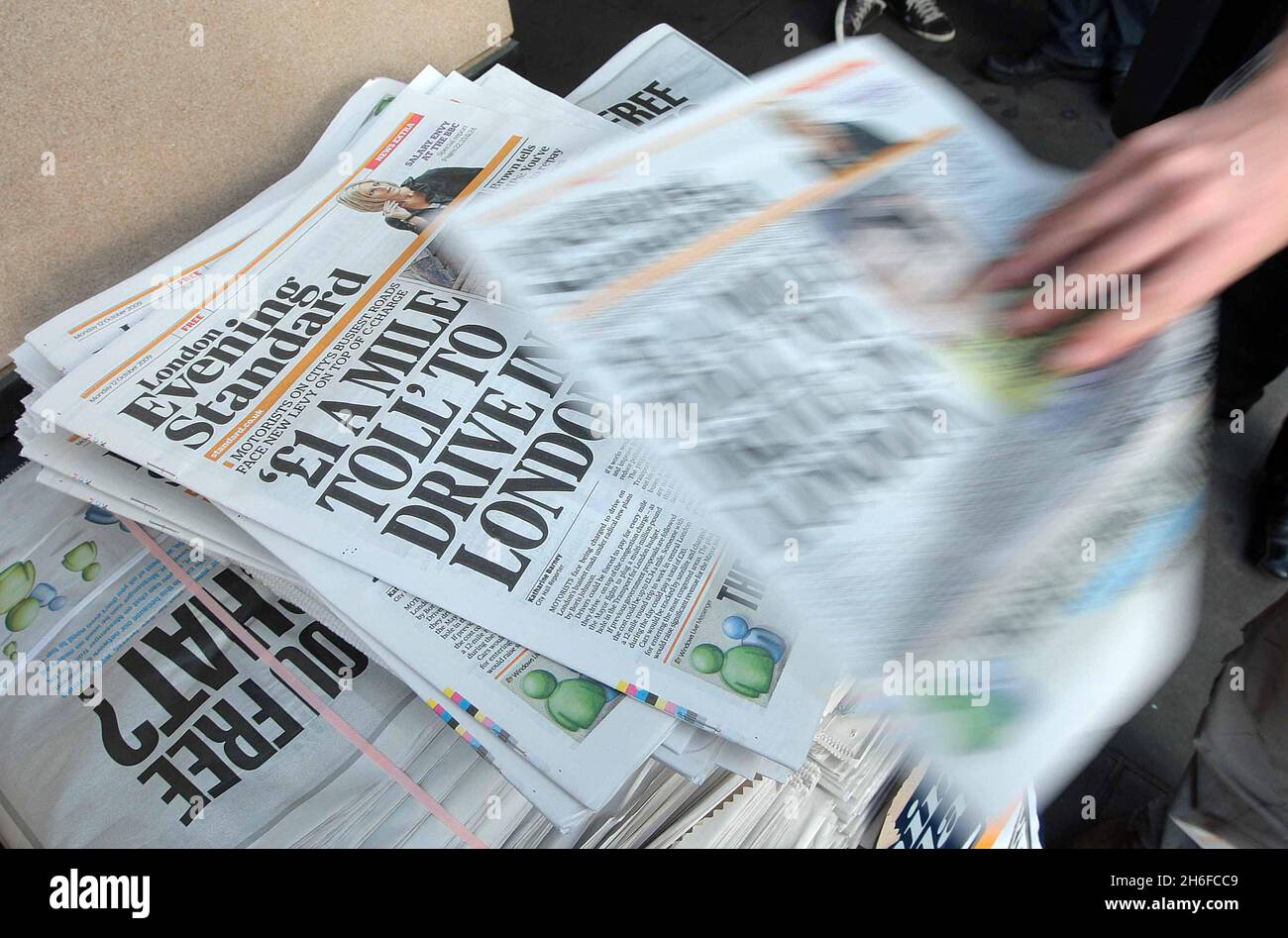 The Evening Standard became a free newspaper today for the first time ...