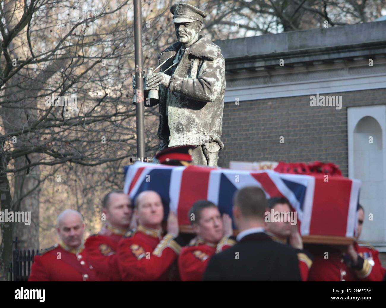 The funeral of soldier Darren Chant took place today at The Guards ...