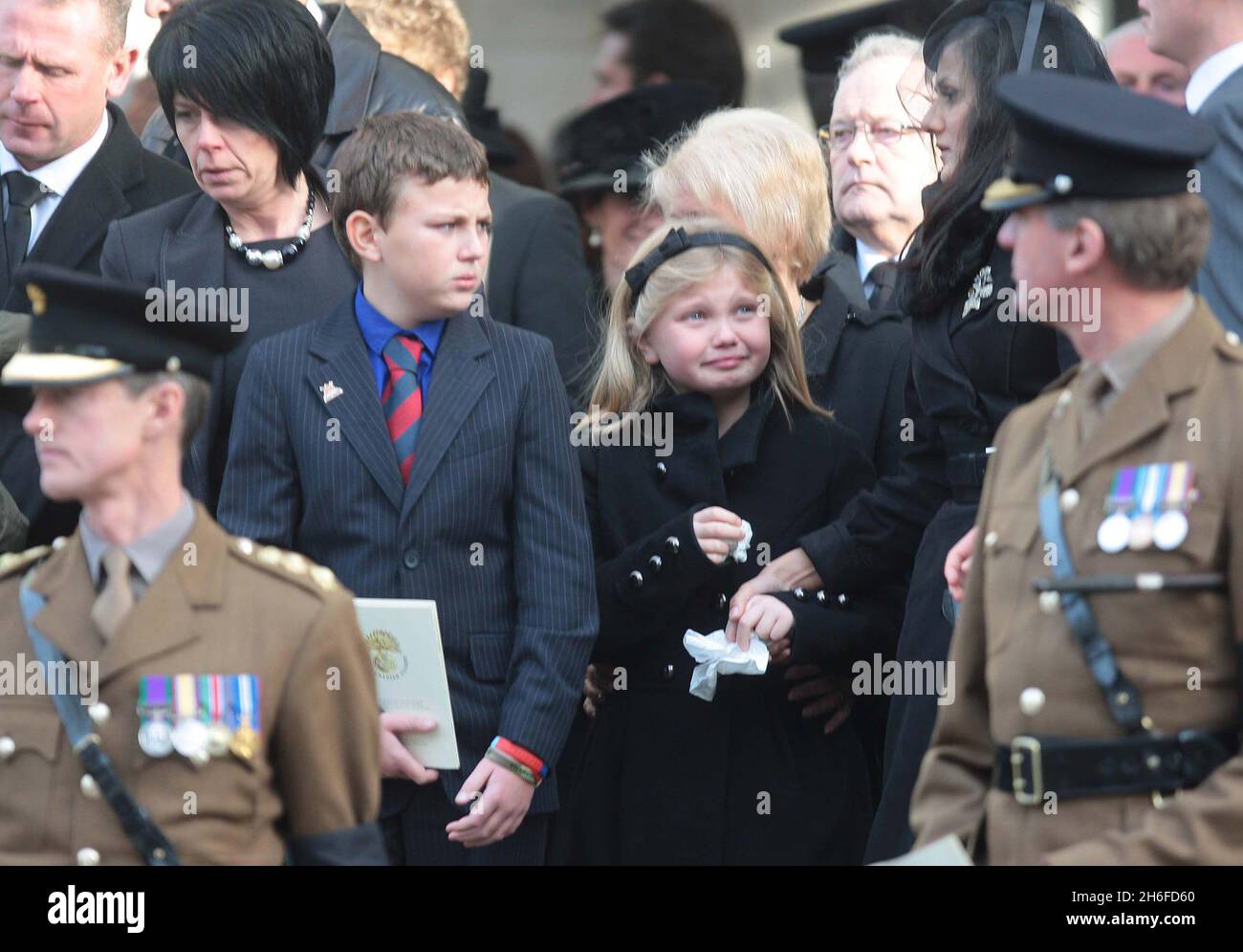 The funeral of soldier Darren Chant took place today at The Guards ...