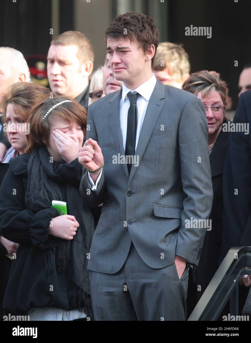 The funeral of soldier Darren Chant took place today at The Guards ...
